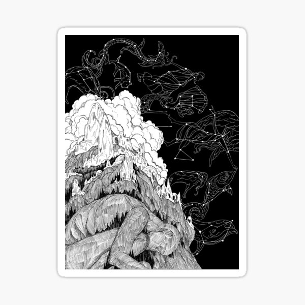 "atlas" Sticker by jessicagadra | Redbubble