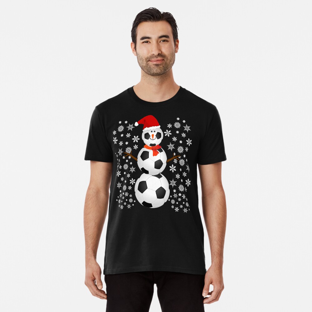 "Soccer Snowman Christmas" Sticker for Sale by cimibaka25 | Redbubble