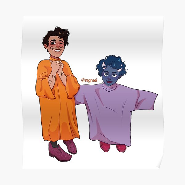 "rafael and max lightwood-bane" Poster by ragnaei | Redbubble