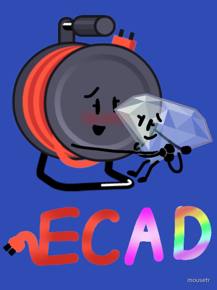 "OSO BFB BFDI Extension Cord and Diamond" Classic T-Shirt for Sale by ...