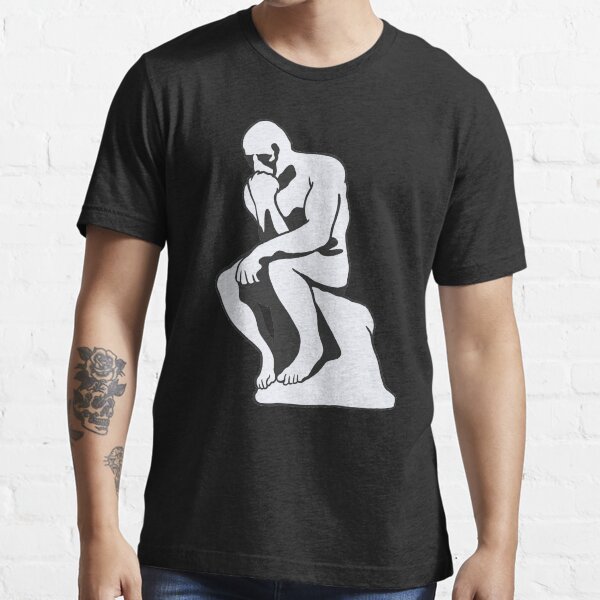 T-shirt « Rodin - Le Penseur (version minimale propre) », par ...
