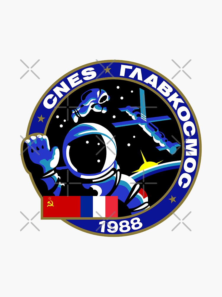 "Soyuz TM-7 - Soviet Space Program Sticker - Soviet Sticker" Sticker for Sale by Interkosmos ...