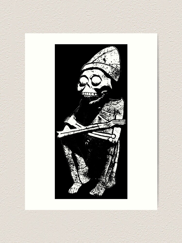 "Aztec God of Death skeleton. mictlantecuhtli" Art Print for Sale by ...