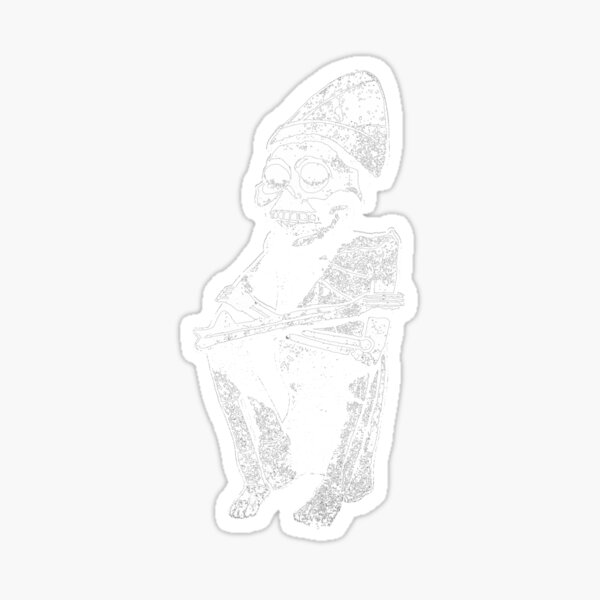 "Aztec God of Death skeleton. mictlantecuhtli" Sticker by DudePal ...