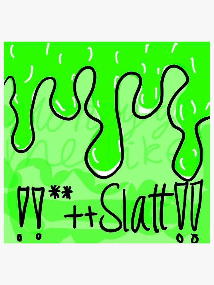 "SLATT" Sticker for Sale by riyja | Redbubble