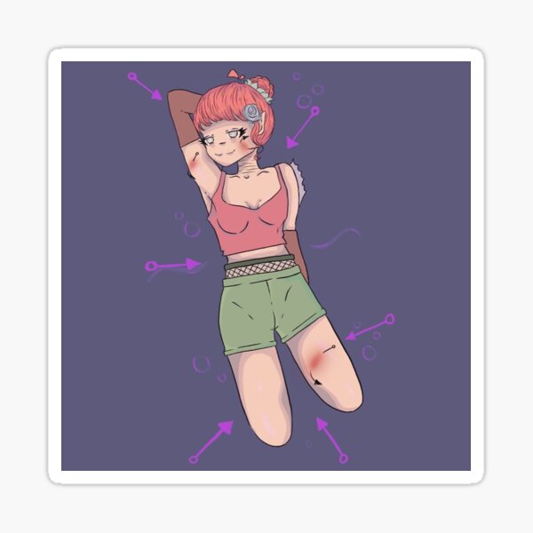 "Hooked" Sticker by jramsaran | Redbubble