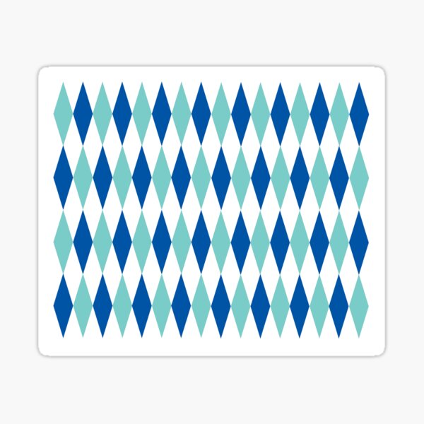 "Retro Diamonds " Sticker for Sale by tuesdaymoon | Redbubble