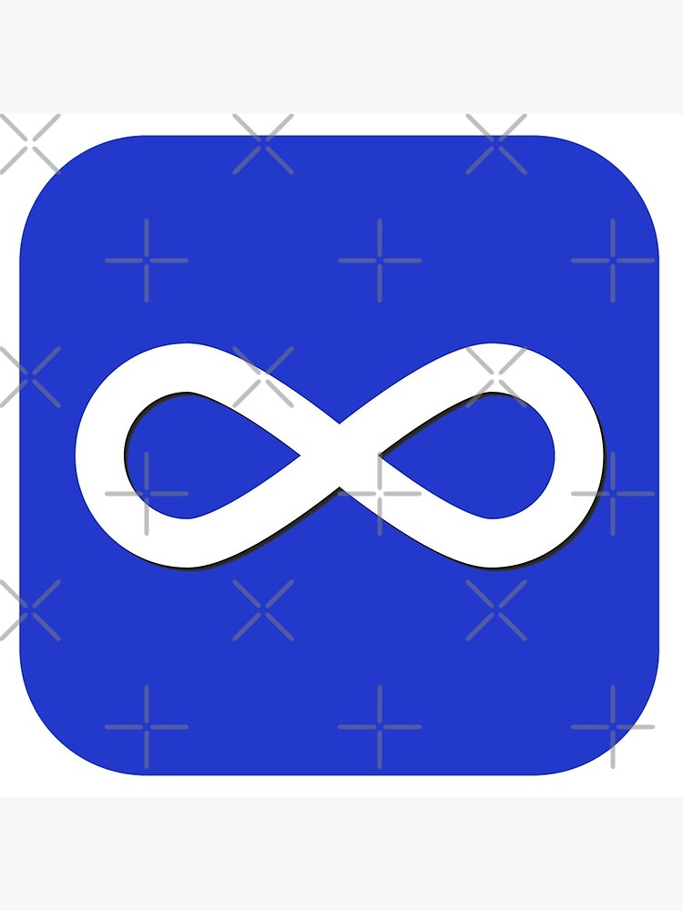 "Métis Flag Symbol" Poster for Sale by KaiDee | Redbubble