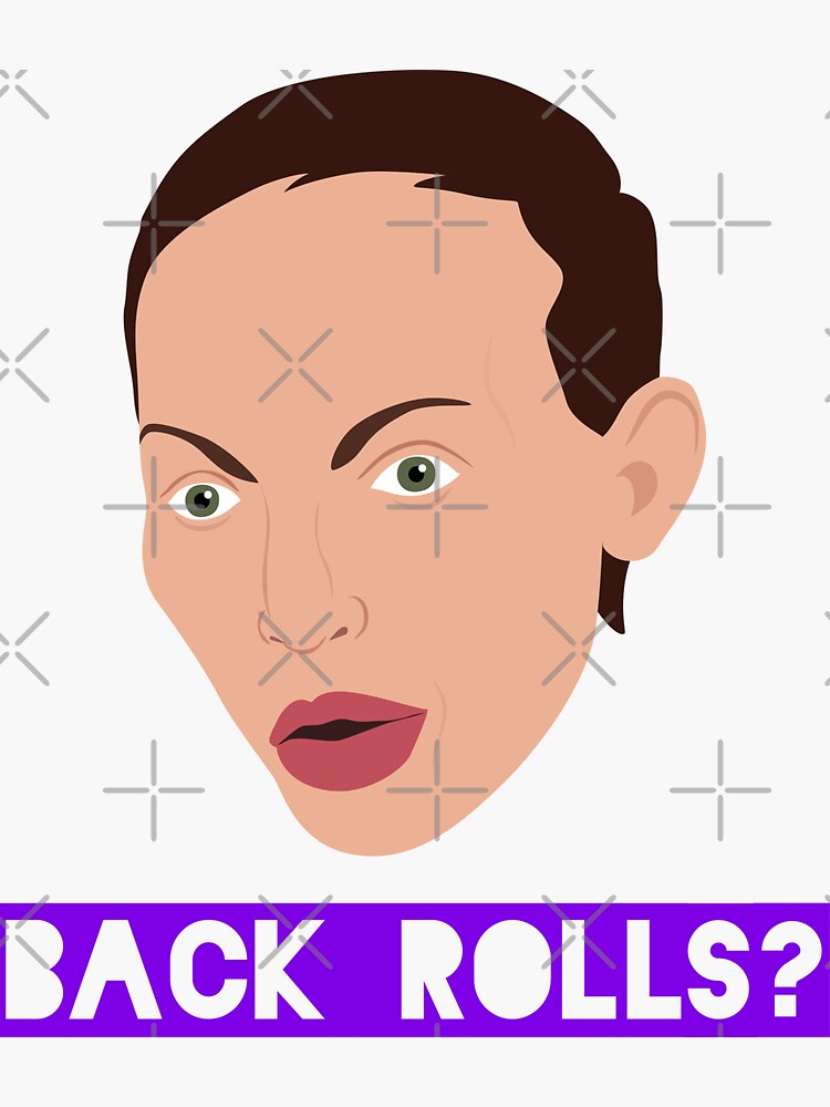 "Alyssa Edwards | Back Rolls" Sticker for Sale by Jakmalone | Redbubble