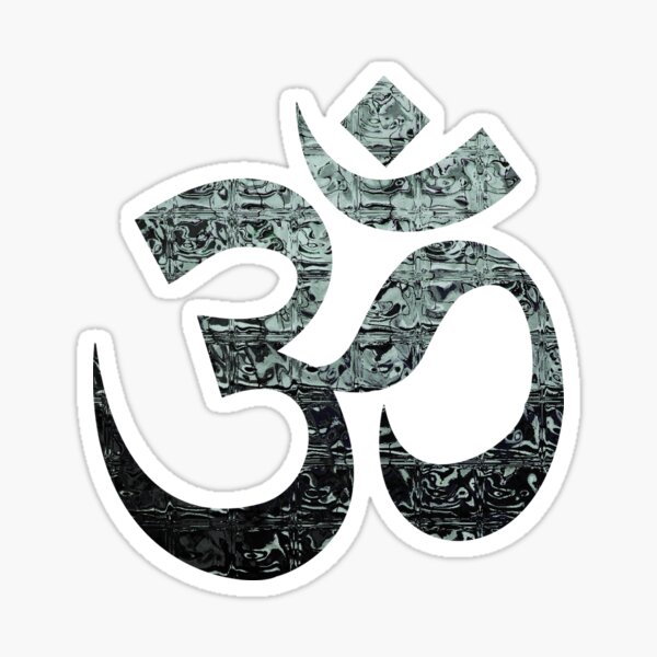 "Om " Sticker by SahJArt | Redbubble