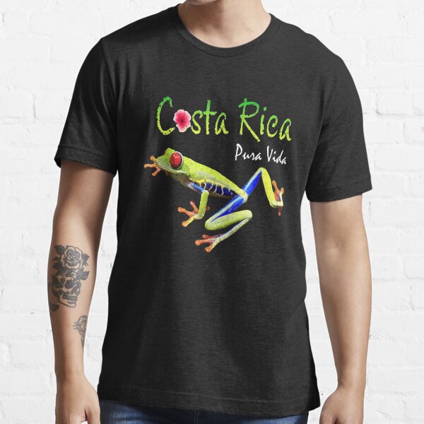 "Costa Rica Pura Vida Travel Souvenir Vacation Frog Nature" T-shirt for ...