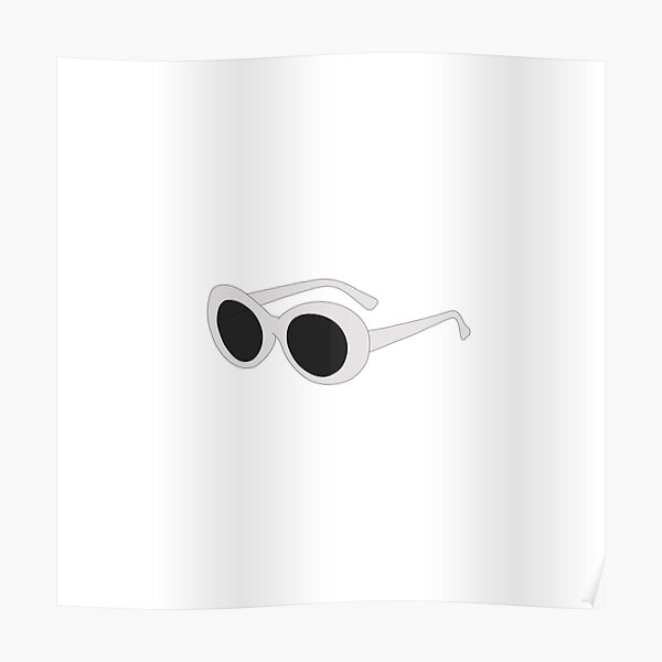 "Clout goggles drawing" Poster by FrizbeeEyes | Redbubble