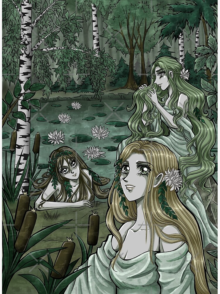 "Rusalki anime girls slavic myphology" Poster for Sale by heiseihi ...