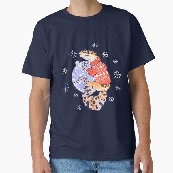 "Leopard Gecko in a sweater" Classic T-Shirt for Sale by starrypaige ...