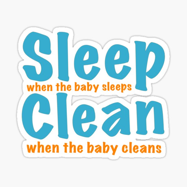 "Sleep Baby Sleep" Sticker by true-life | Redbubble