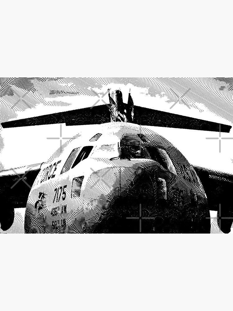 "C-17 Globemaster III Cargo Plane" Sticker for Sale by johnnycdesigns ...