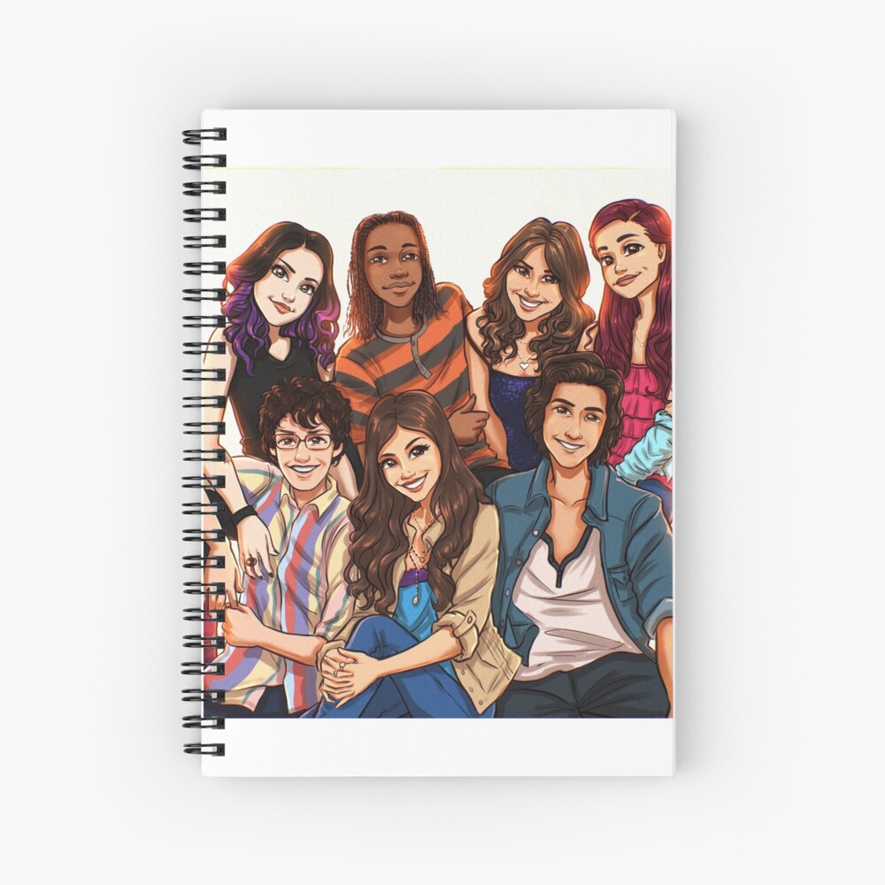 "Victorious Cast" Spiral Notebook for Sale by Rainjeanne | Redbubble