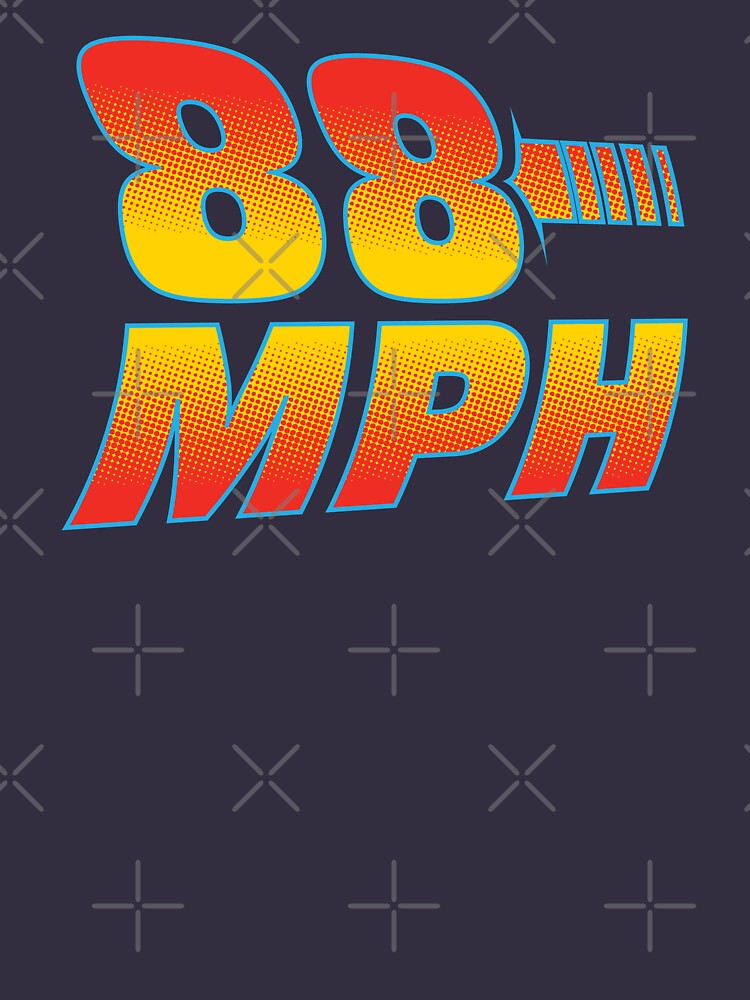 "88MPH" T-shirt for Sale by shirtoid | Redbubble | back to the future t ...
