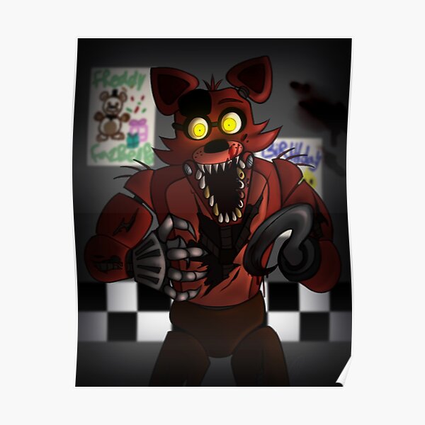 Five Nights At Freddys Foxy Posters | Redbubble