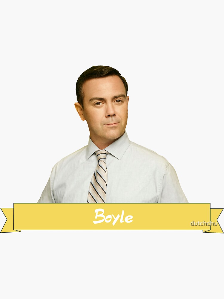 "Charles Boyle" Sticker for Sale by dutchchu | Redbubble