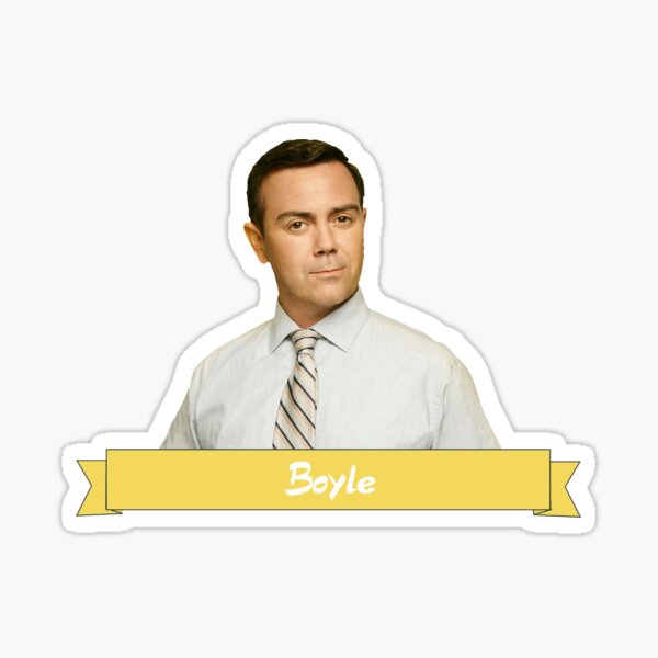 "Charles Boyle" Sticker for Sale by dutchchu | Redbubble