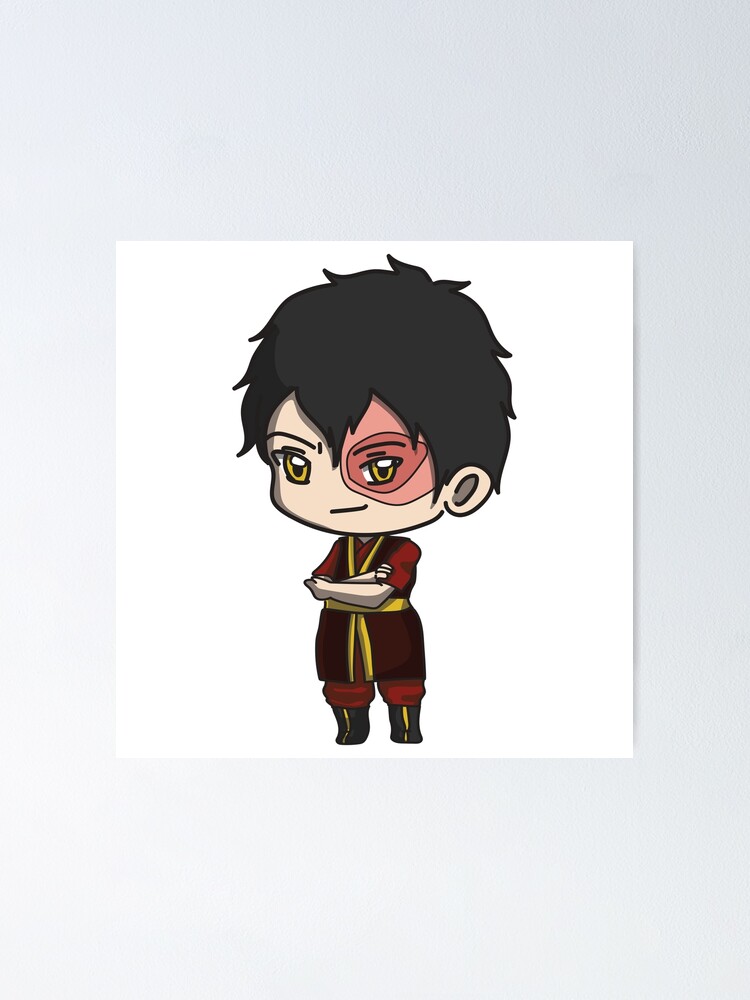 "Avatar der letzte Airbender Chibi Zuko Sticker" Poster von jacqstoned ...