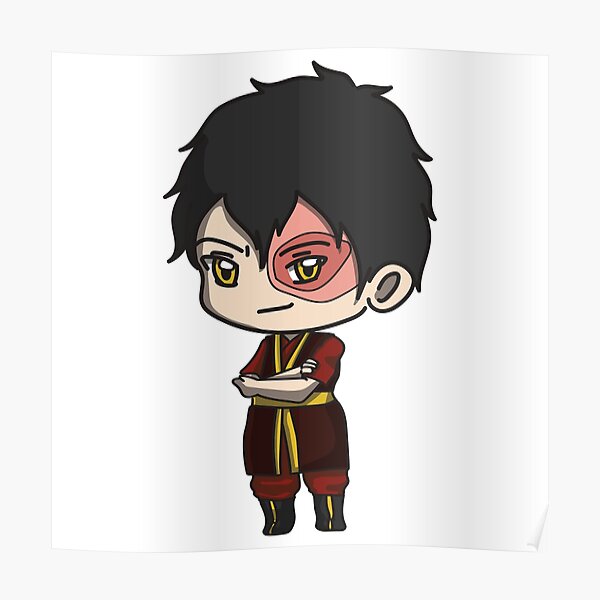 "Avatar der letzte Airbender Chibi Zuko Sticker" Poster von jacqstoned ...