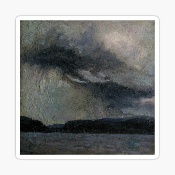 "Tom Thomson - Thunderstorm" Sticker by ArtExpression | Redbubble