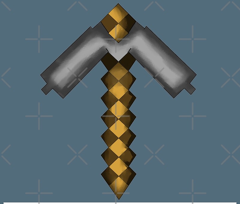 "Iron Pickaxe" by cherubi19 | Redbubble