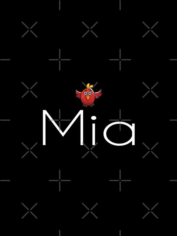 "Mia Cute Bird My Name is Mia! " iPhone Case for Sale by ProjectX23 ...