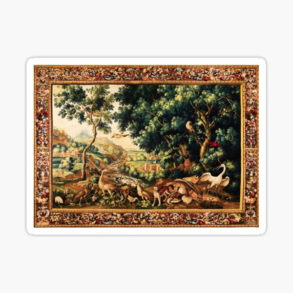 "WILD ANIMALS, BIRDS AND WATERFALLS IN WOODLAND Picturesque Flemish ...