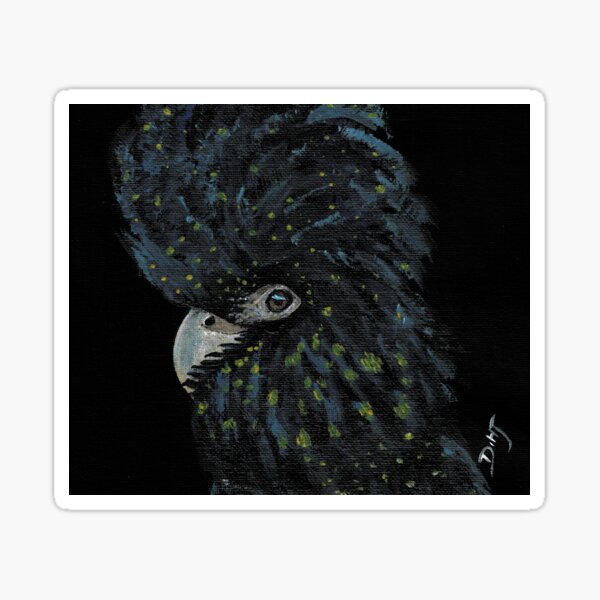 "Black Cocky" Sticker for Sale by DinkyDisArt | Redbubble