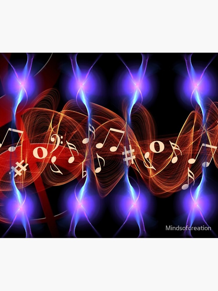 "Electric Music Notes Design" Poster for Sale by Mindsofcreation ...