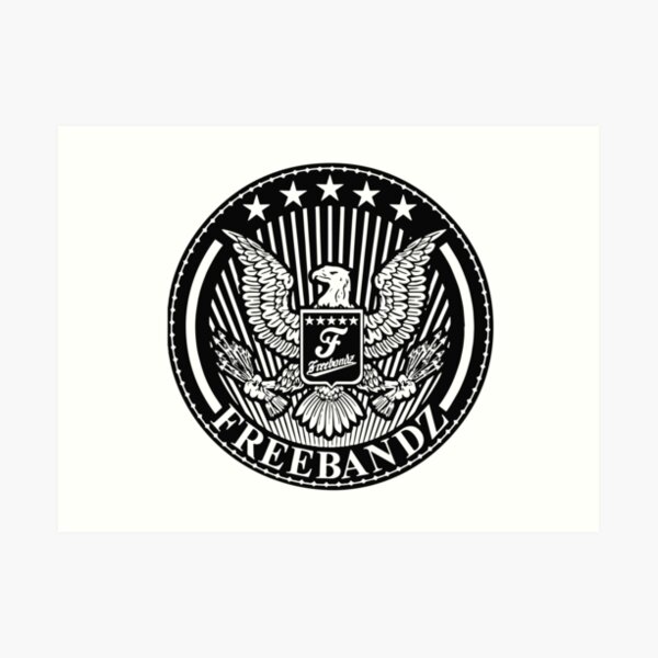"freebandz logo" Art Print for Sale by blurryfaceiero | Redbubble