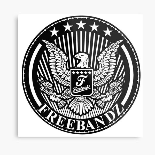 "freebandz logo" Metal Print for Sale by blurryfaceiero | Redbubble