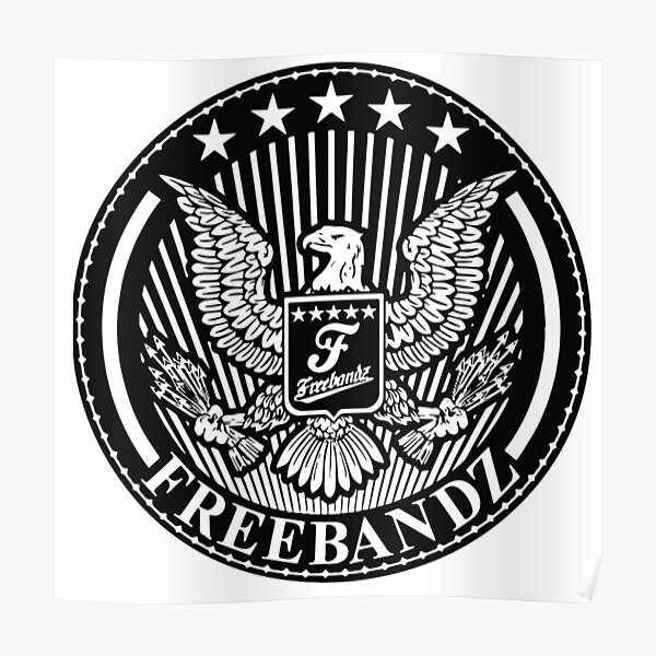 "freebandz logo" Poster by blurryfaceiero | Redbubble