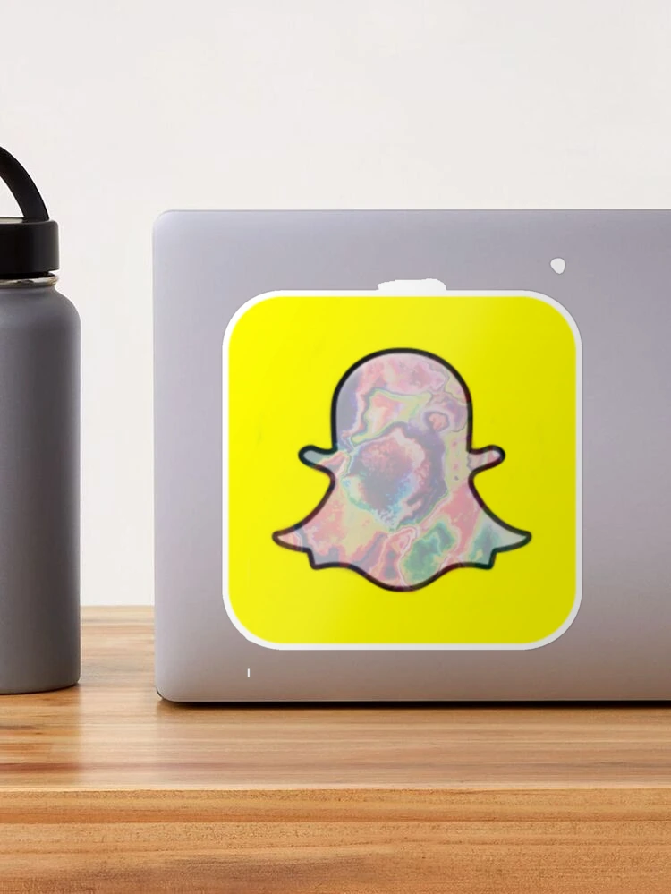 Trippy Snapchat Logo Trippy Snapchat Logo" Sticker For Sale By Cinam0n