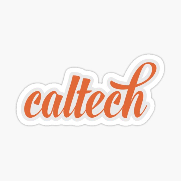 "Caltech" Sticker for Sale by olivia918 | Redbubble