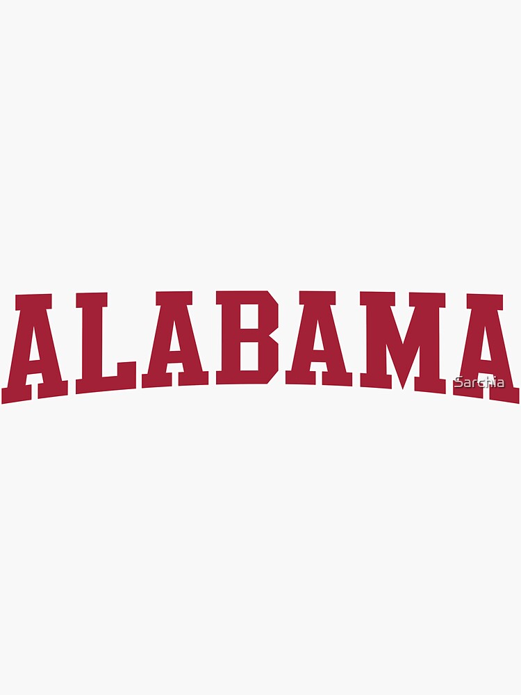 "Alabama State - Football & University Style" Sticker for Sale by ...