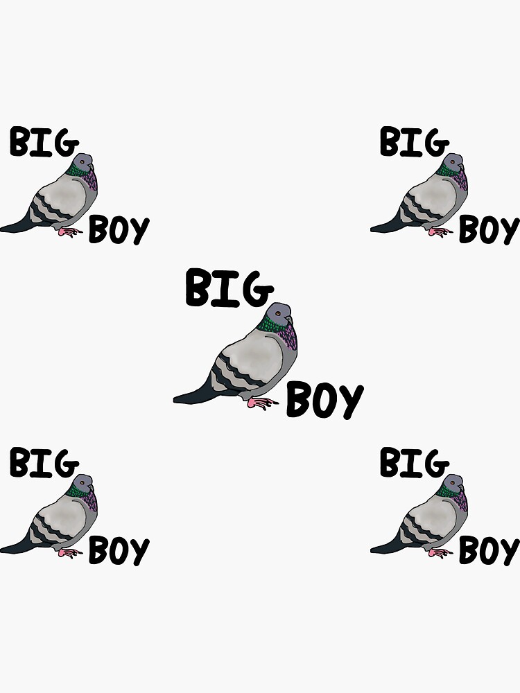 "Big Boy" Sticker for Sale by sisselonpaper | Redbubble