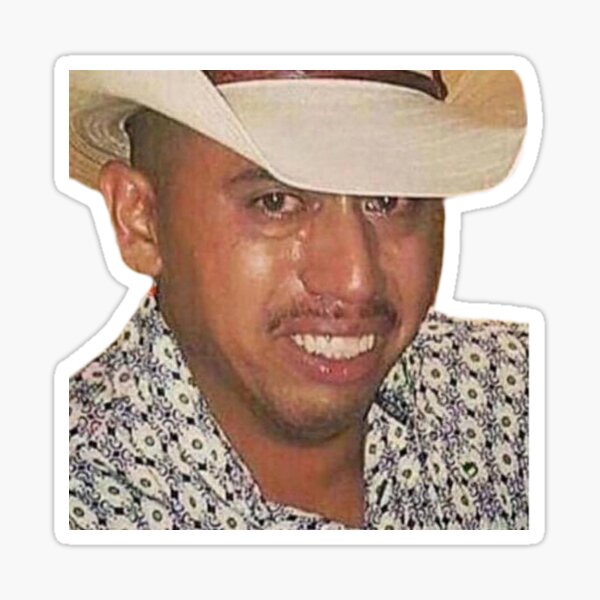 "Crying Cowboy Meme" Sticker for Sale by lemonbright | Redbubble