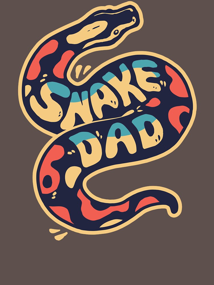 "Snake Dad" T-shirt by laurelhach | Redbubble