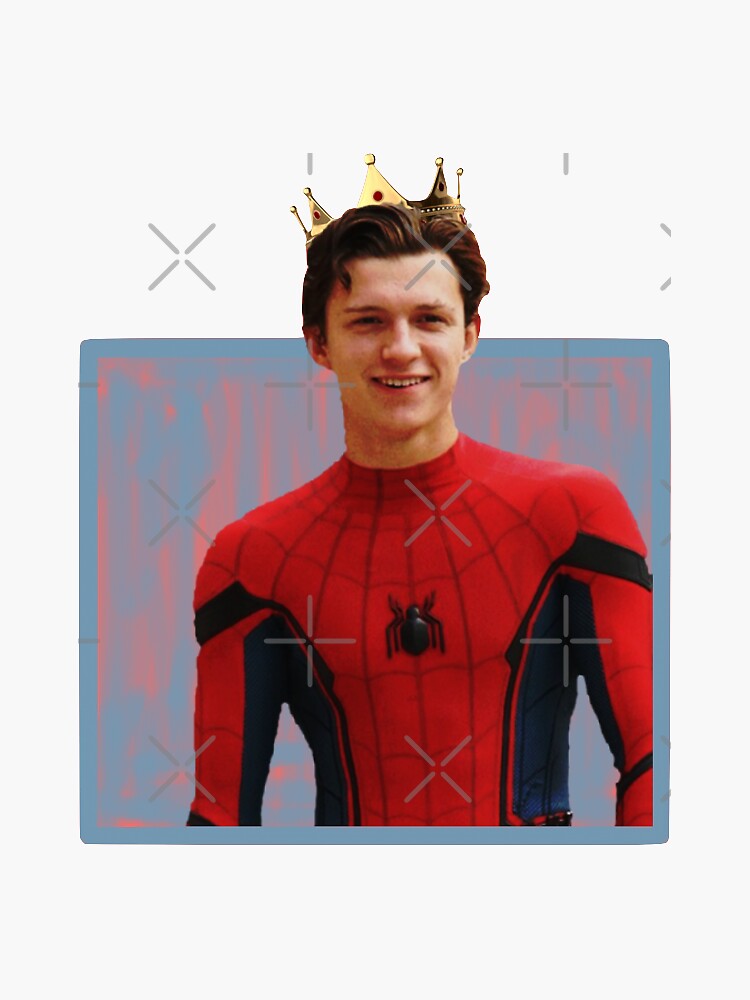 "Tom Holland Sticker " Sticker by chrisevanswife | Redbubble