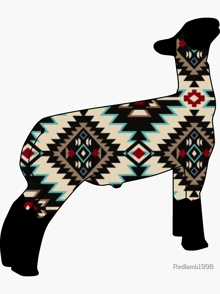 "Show lamb" Sticker for Sale by Redlamb1998 | Redbubble