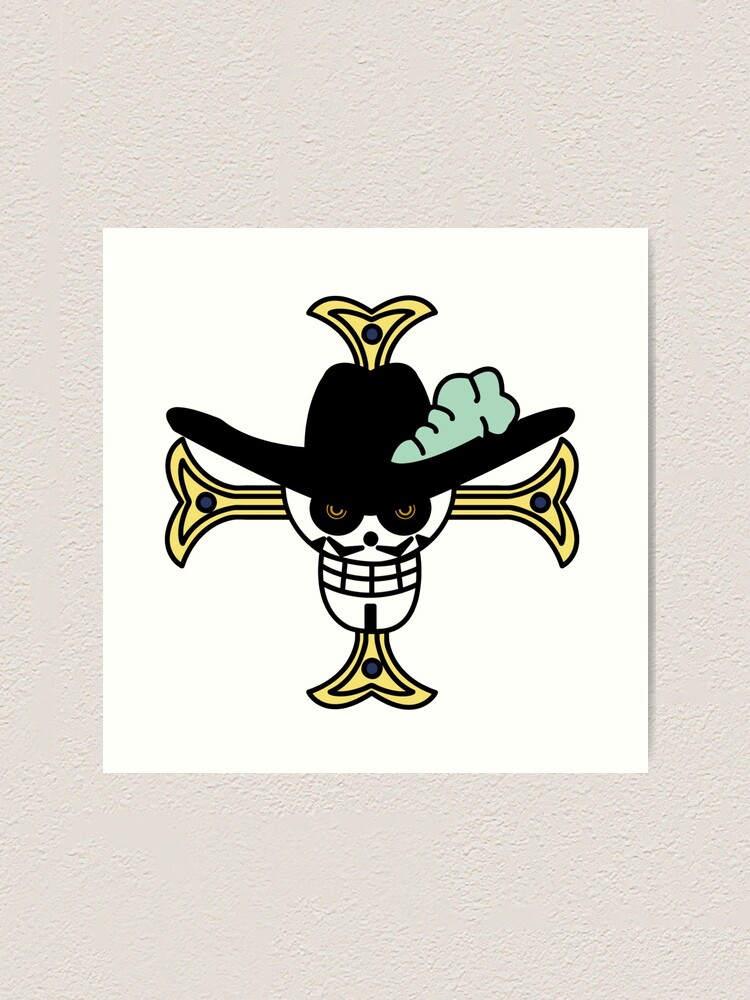 "One Piece Mihawk Logo" Art Print for Sale by Robin- | Redbubble