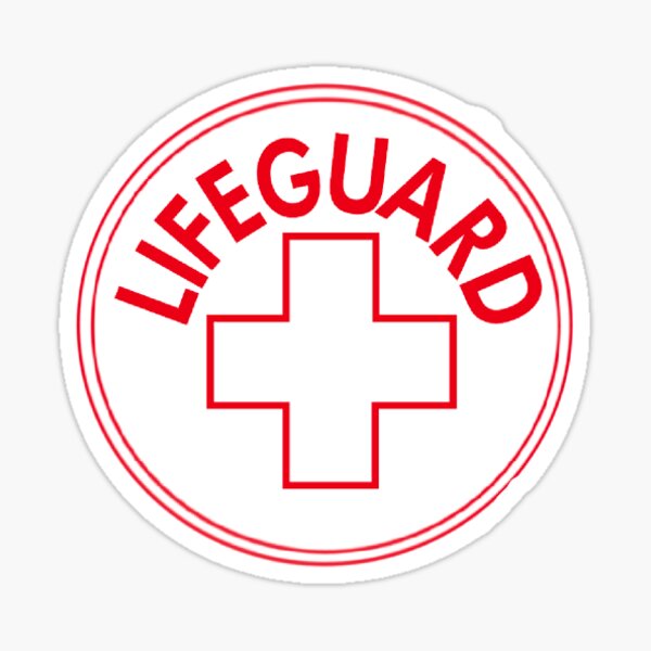 "Lifeguard" Sticker for Sale by celineberge | Redbubble