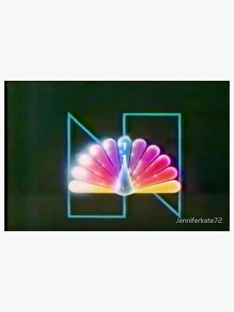 "NBC logo 1978" Sticker for Sale by Jenniferkate72 | Redbubble