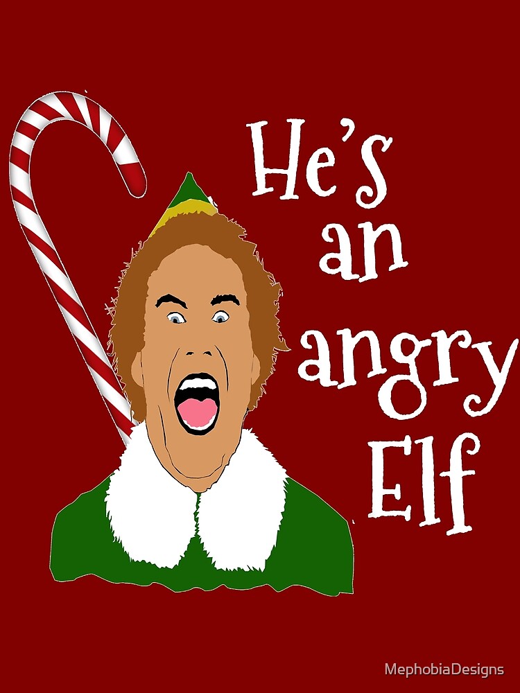 "He's an Angry Elf" Scarf for Sale by MephobiaDesigns | Redbubble