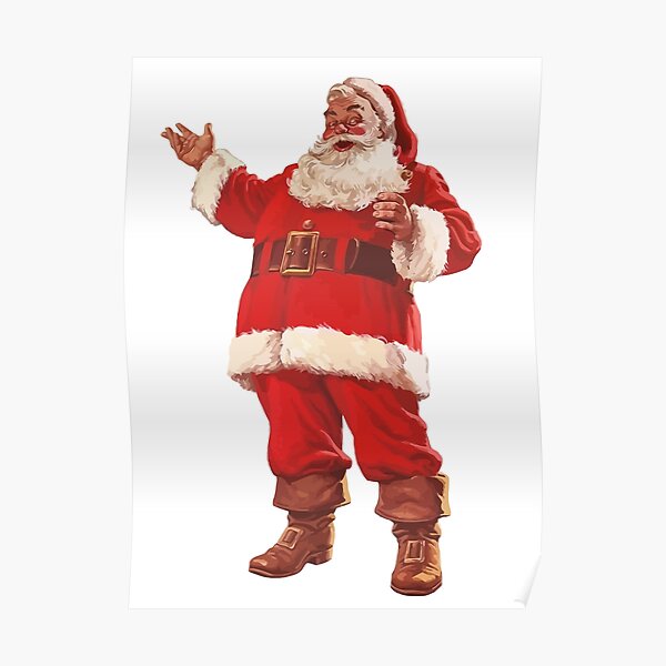 "Christmas Father" Poster by josephschembri2 | Redbubble
