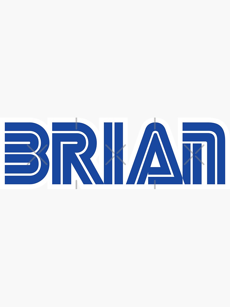 "Gamer name Brian" Sticker by el-patron | Redbubble